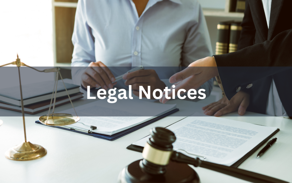 Legal Notices – law firm